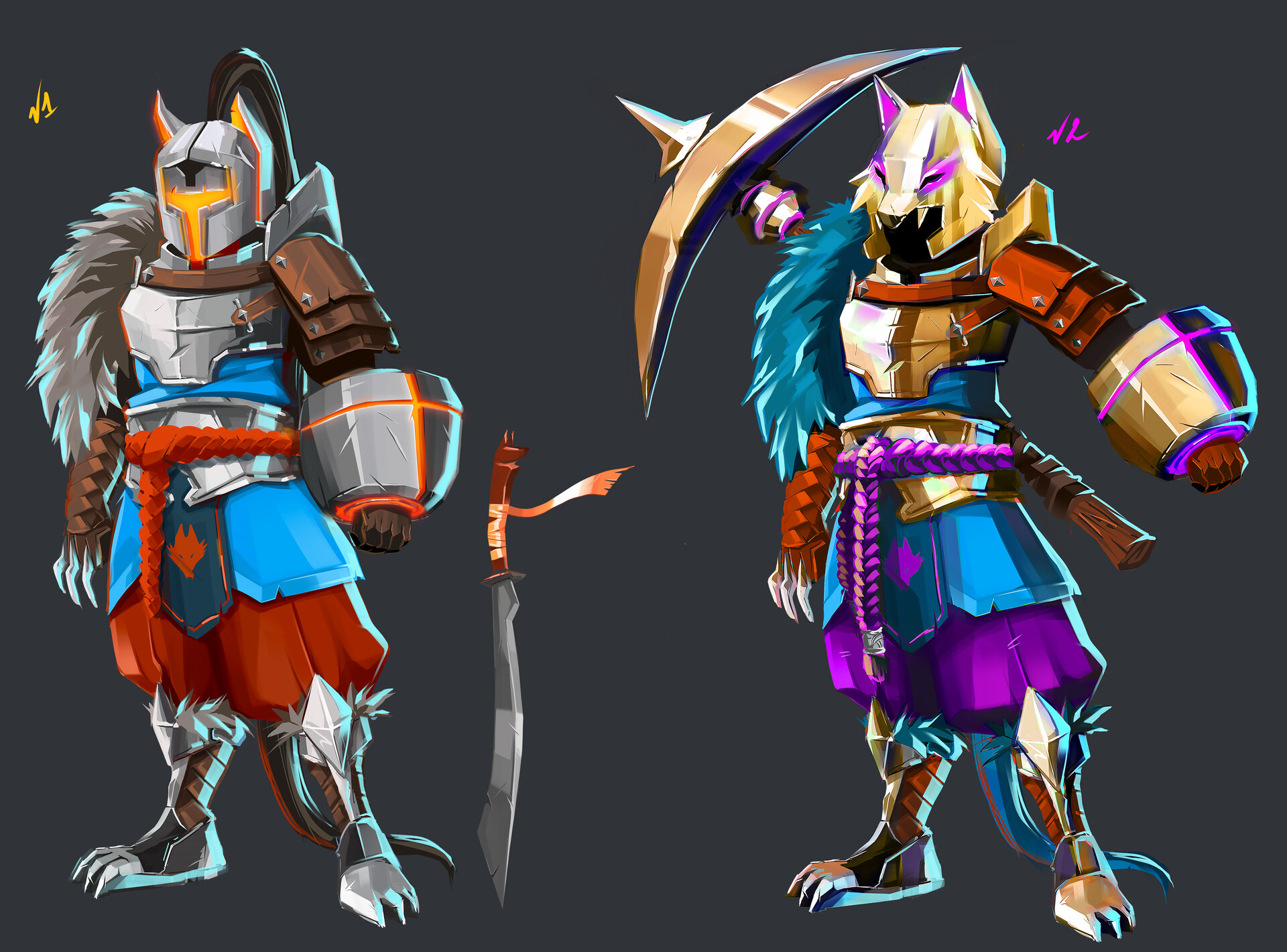 ArtStation - wolf warrior