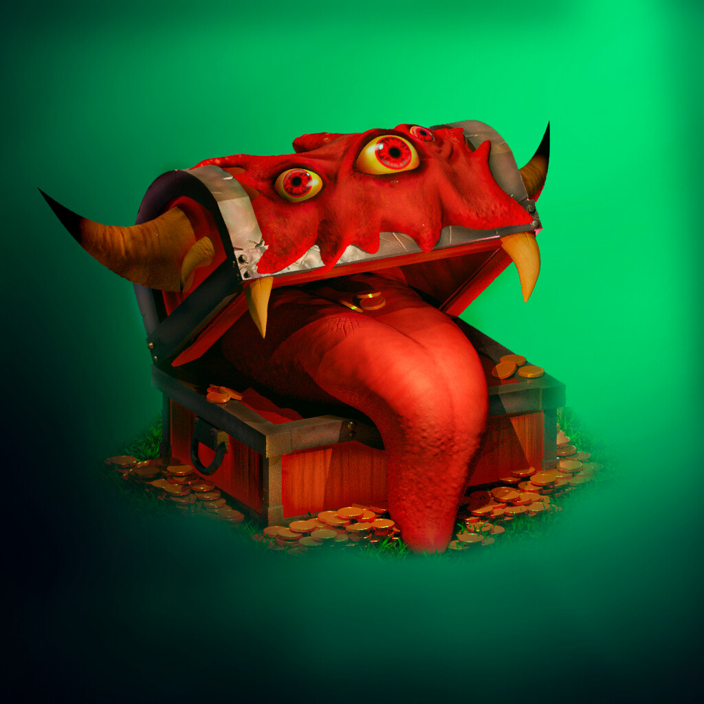 ArtStation - Monster chest