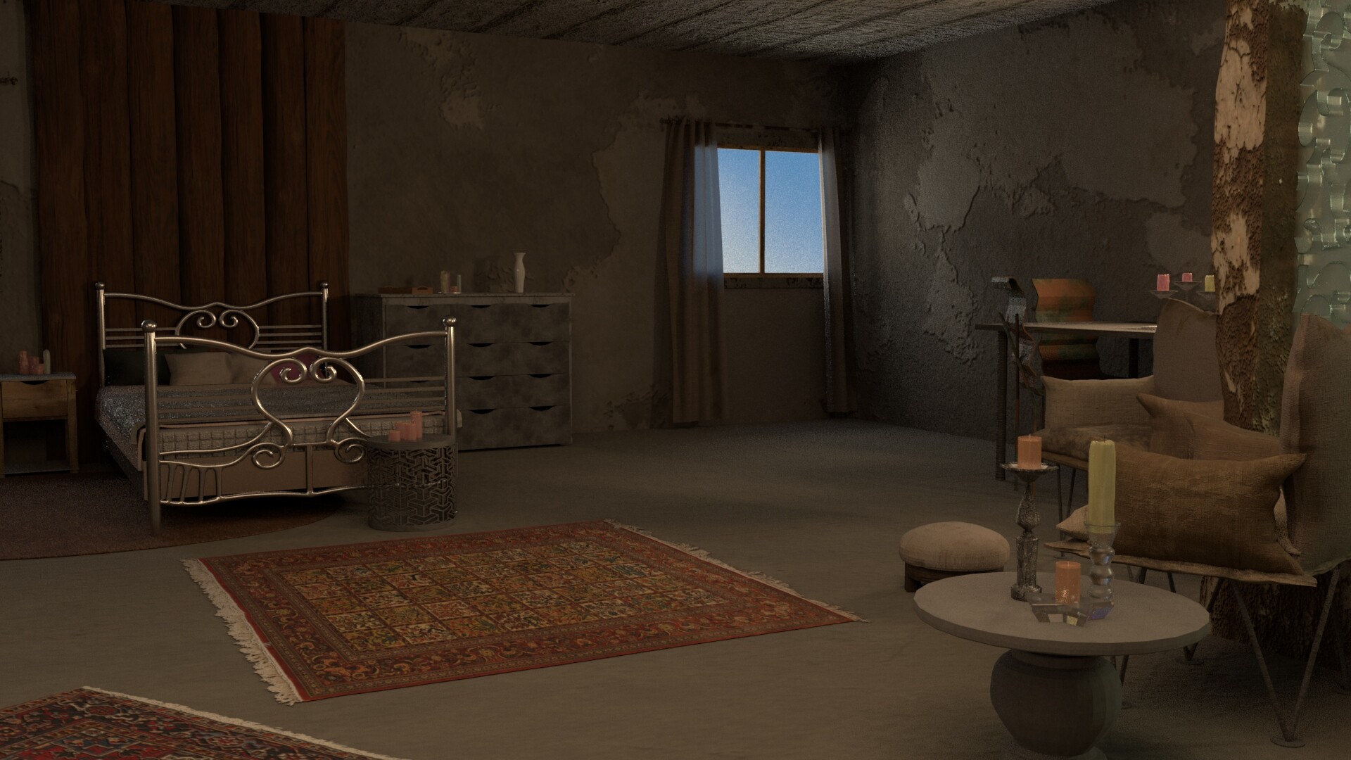 ArtStation - Post-Apocalyptic Bedroom