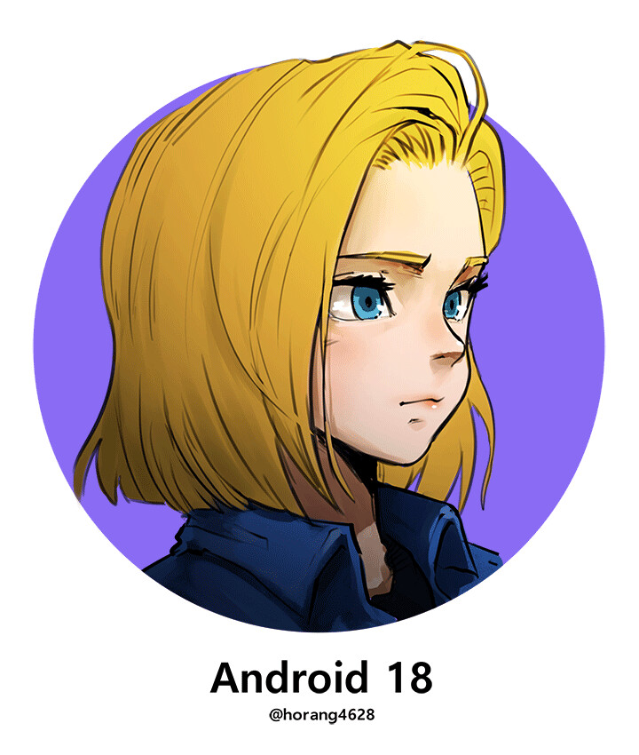 ArtStation - Android 18 doodle