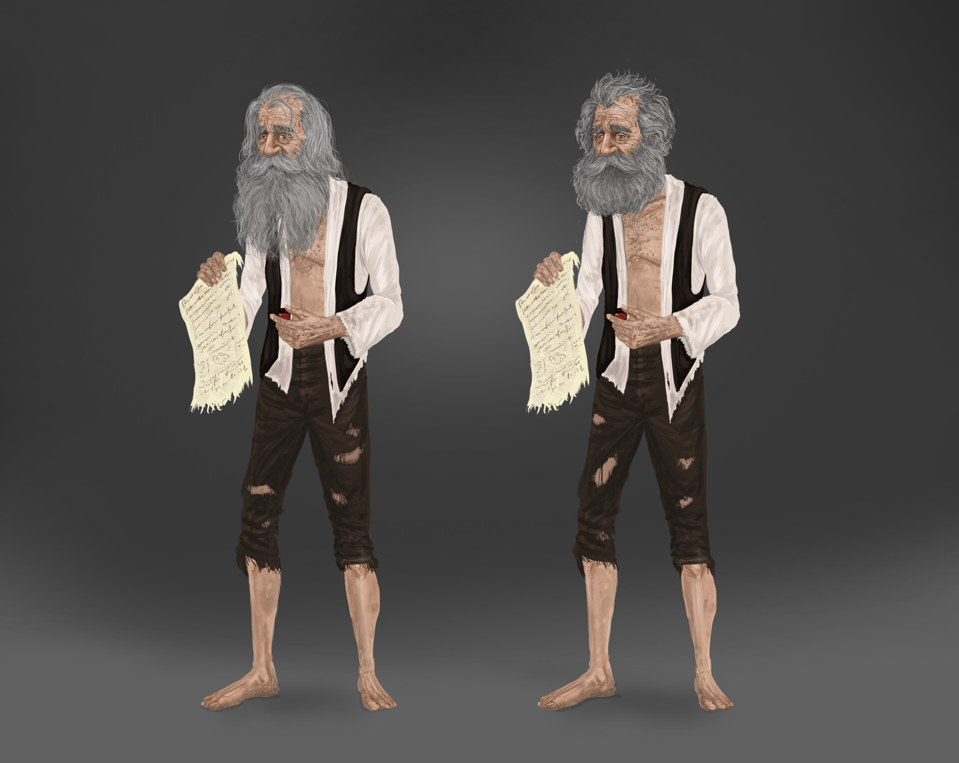 ArtStation - Abate Faria - Count of Monte Cristo - Personal Work