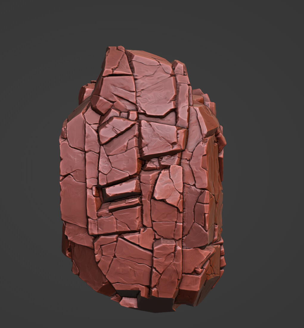 ArtStation - Rock sculpting_by blender