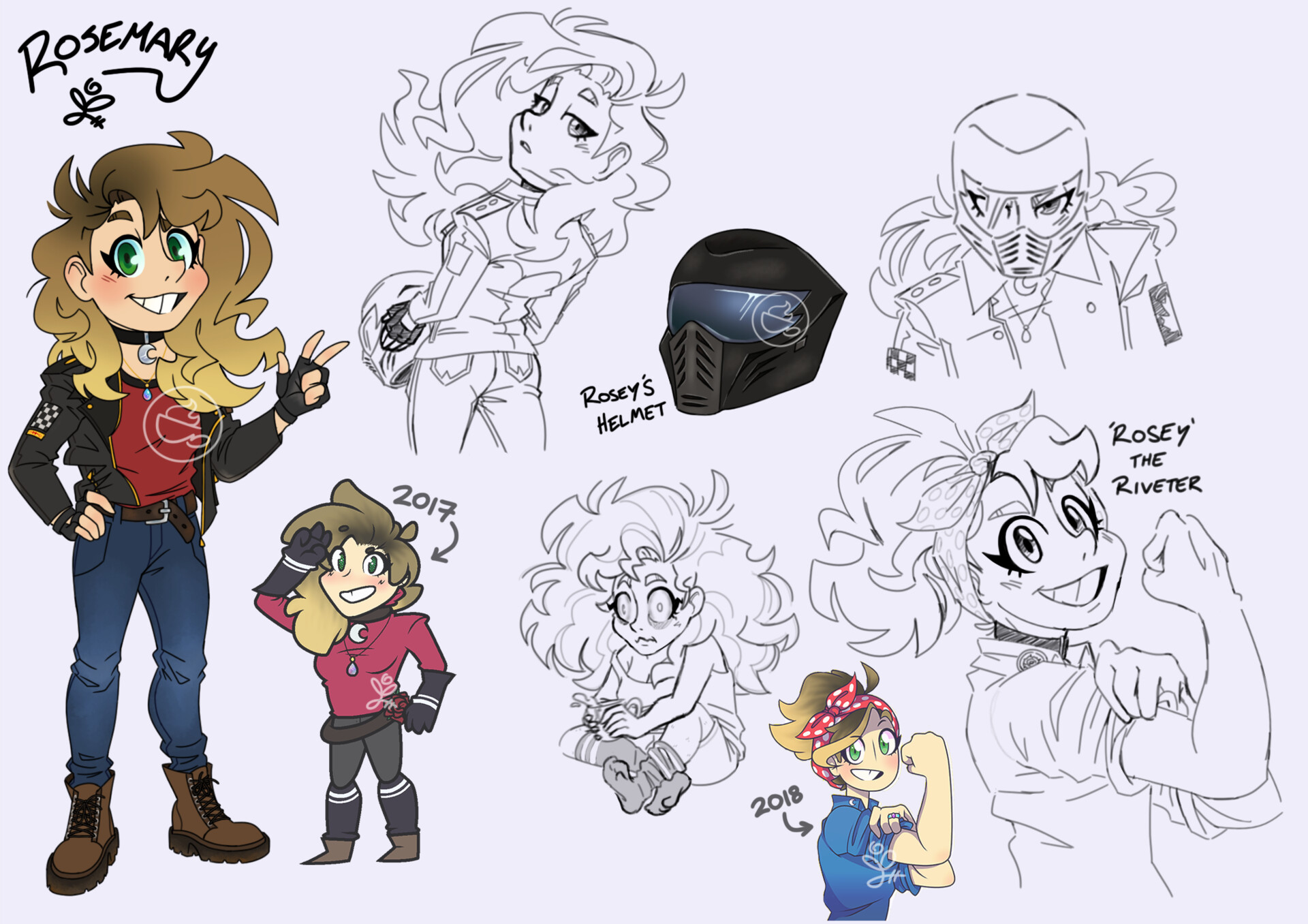 ArtStation - New Rosemary Character Design - 2022