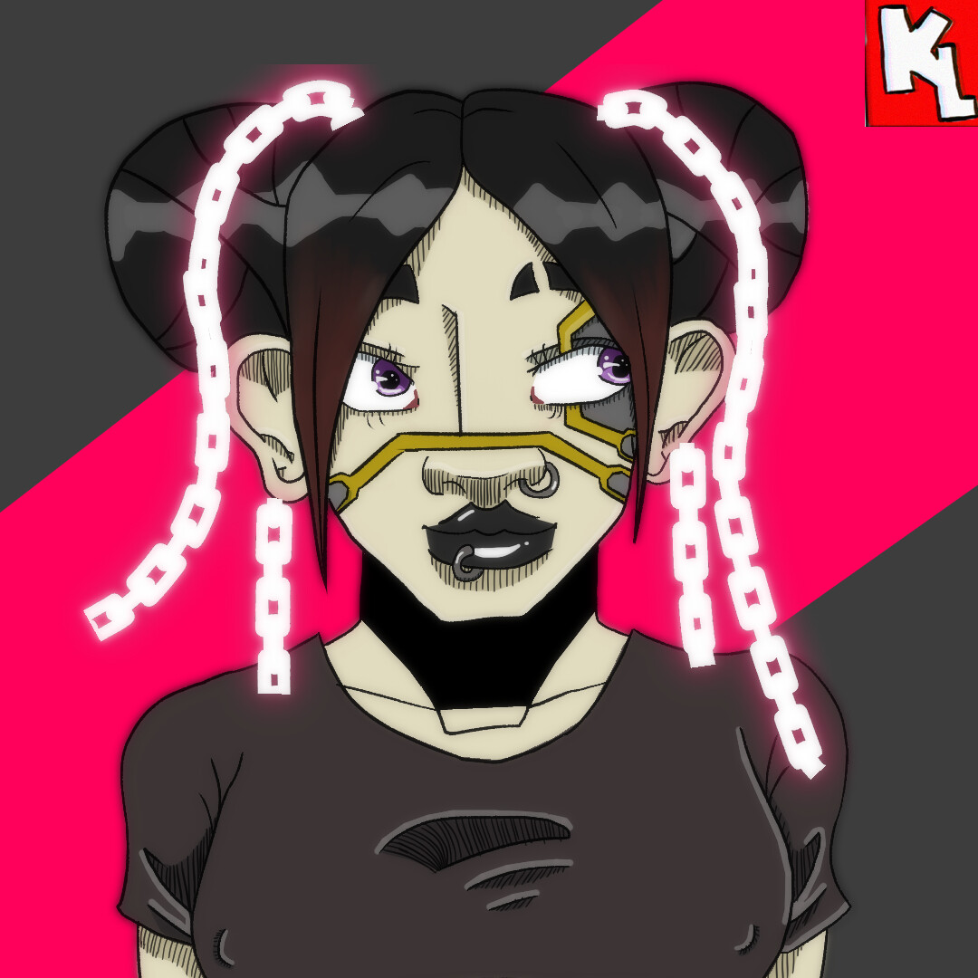 ArtStation - Cyberpunk cover art