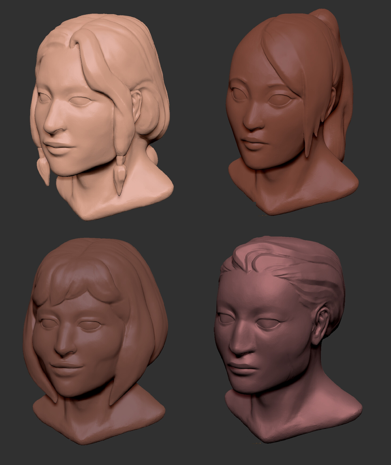 ArtStation - 3D Portrait Model Practice