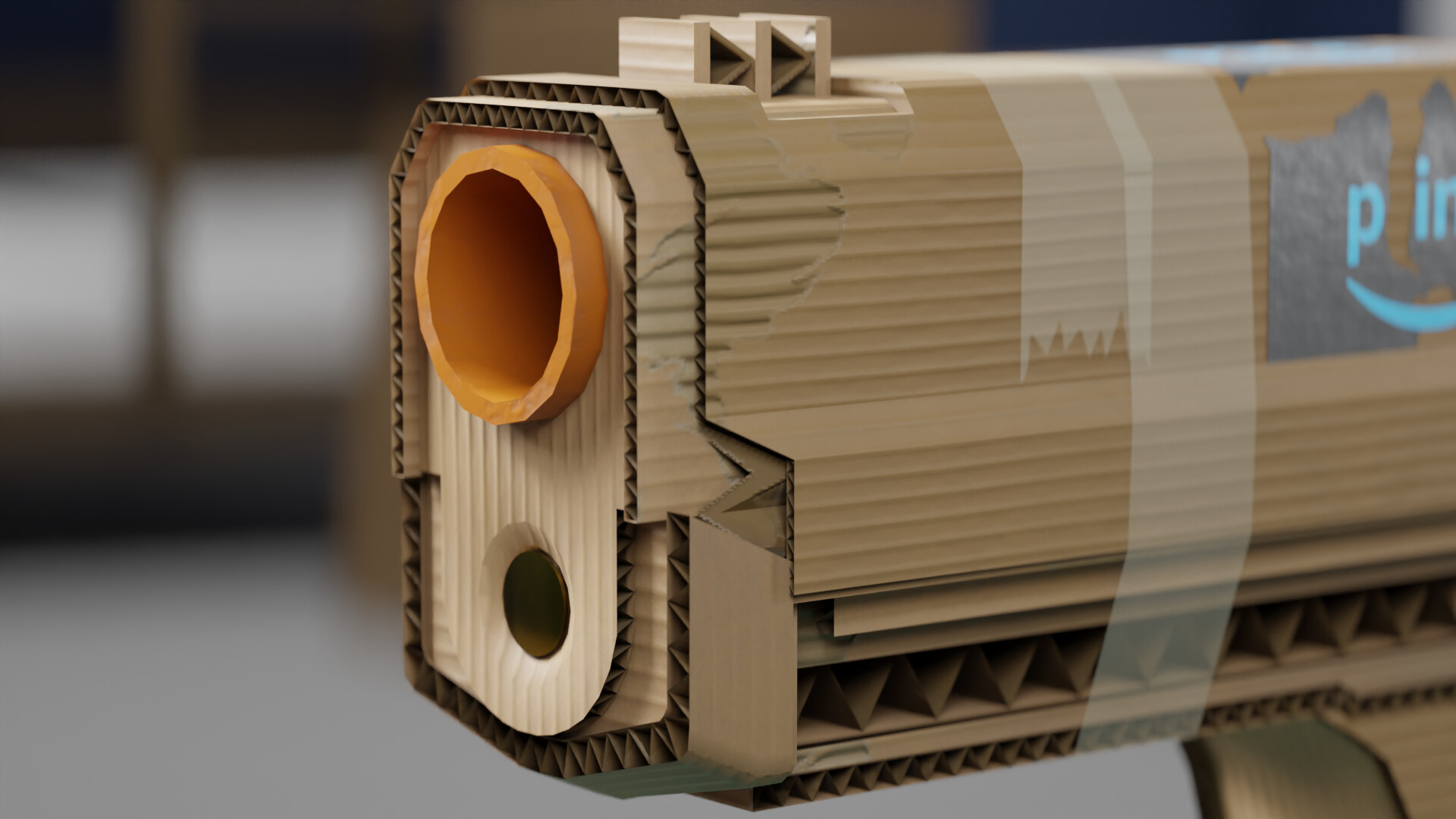 Benjamin P Jones - Cardboard DIY Handgun