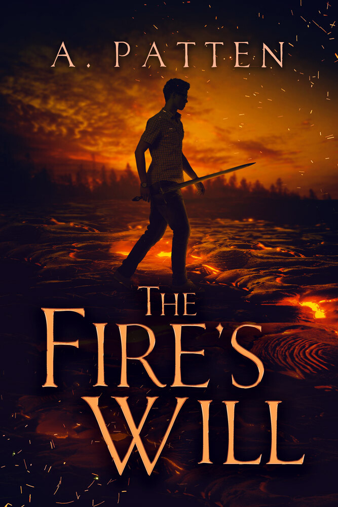 ArtStation - The Fire's Will: Fantasy Book Cover Design