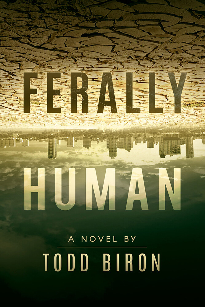 ArtStation - Ferally Human: Post-Apocalyptic Book Cover Design