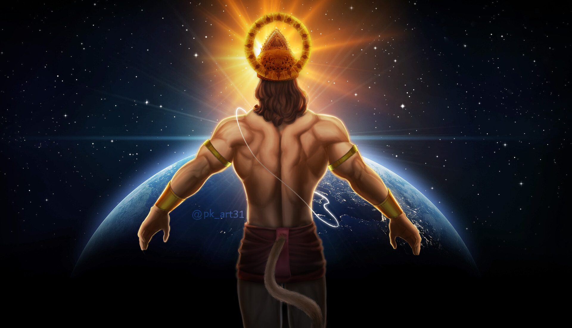 ArtStation - Lord Hanuman