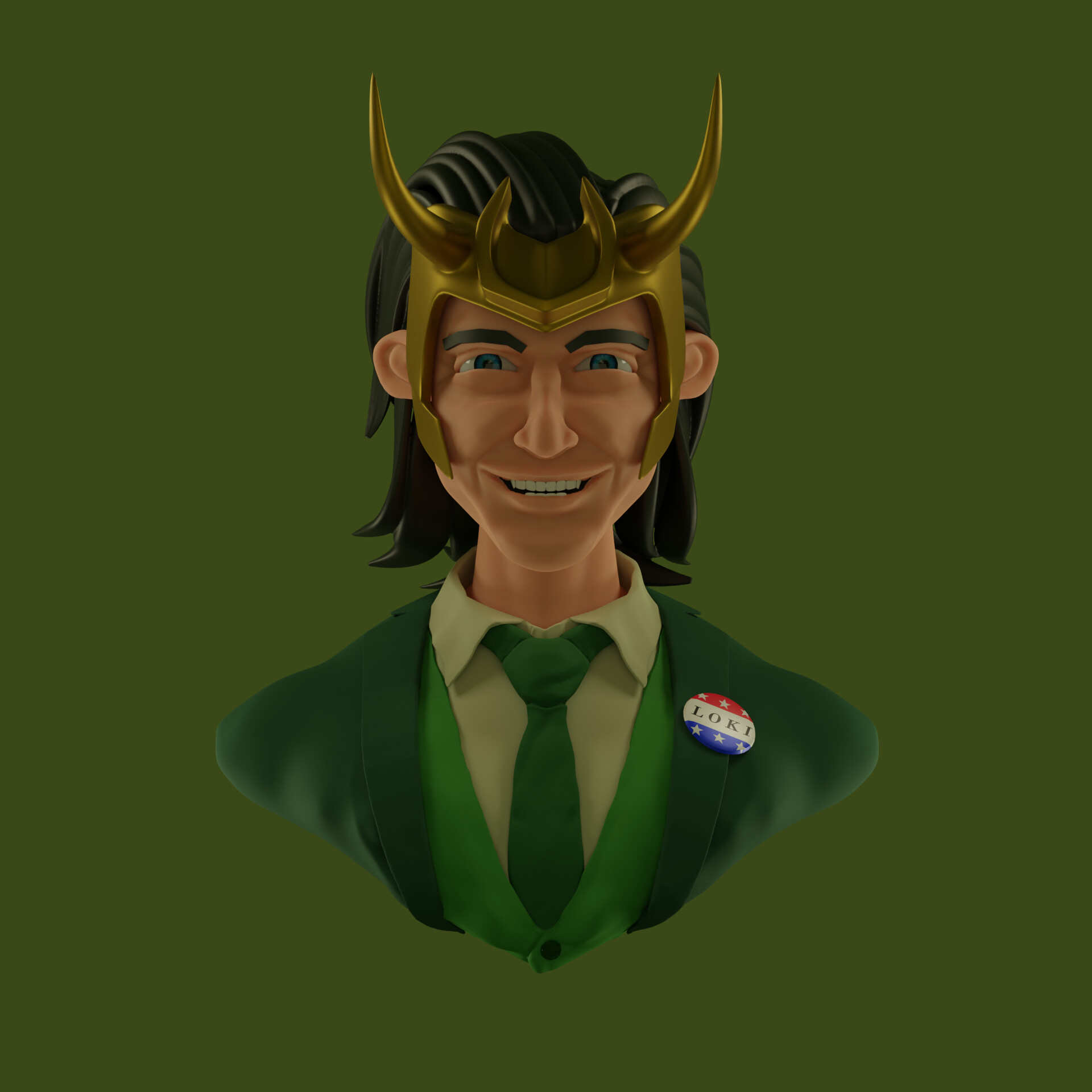 ArtStation - president loki