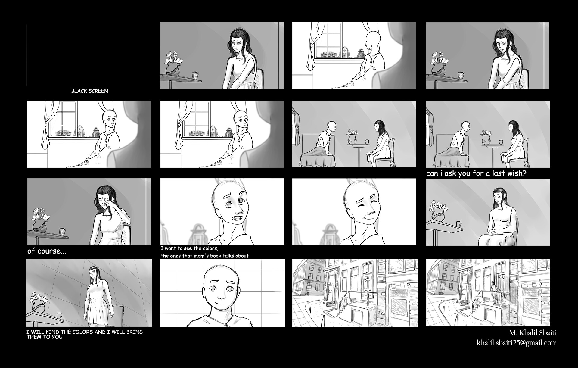 ArtStation - STORYBOARD - COLOR ME, ALWAYS
