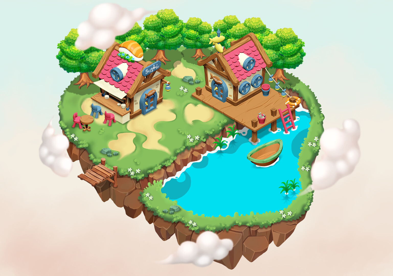 ArtStation - Flying Island