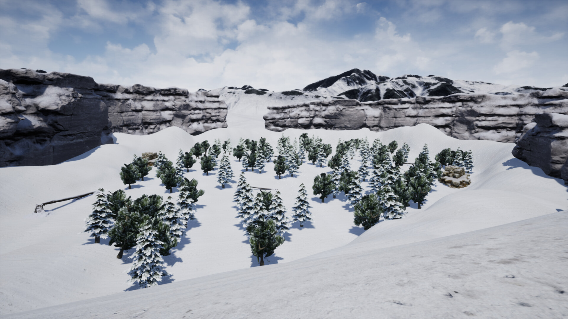 ArtStation - Snow vilage