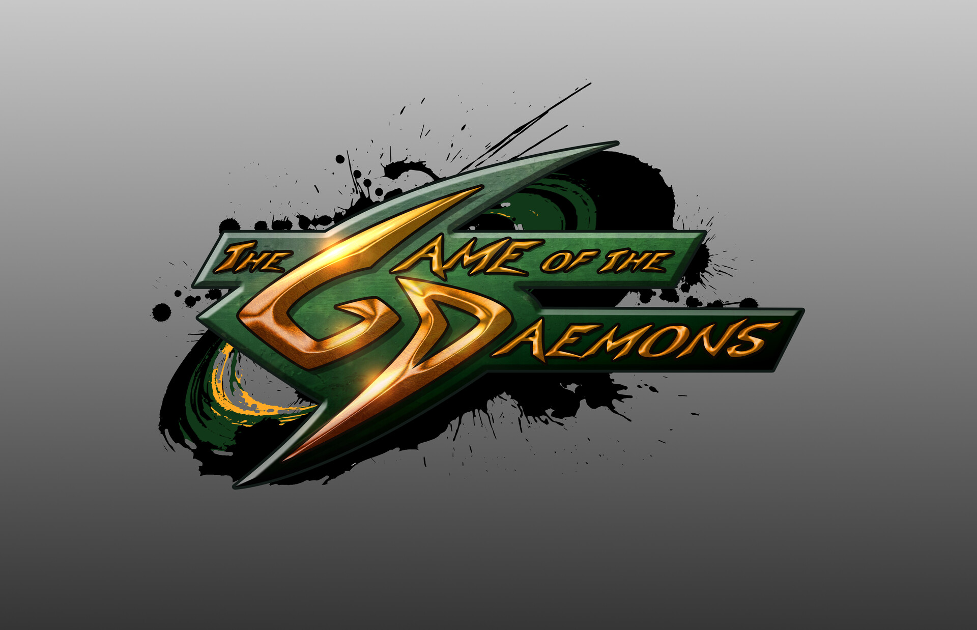 ArtStation - The Game of the Daemons Title Logo