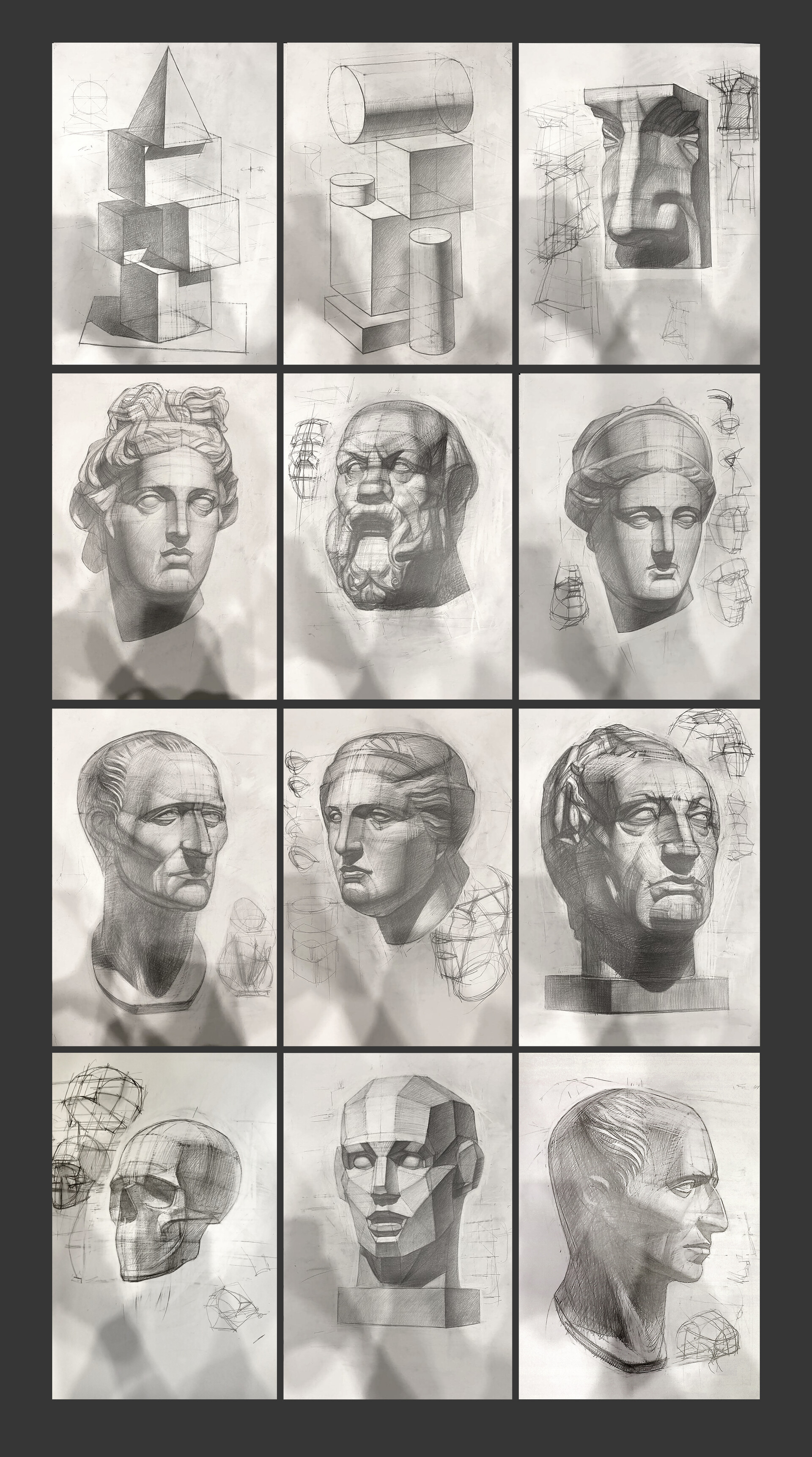 ArtStation - Traditional academic drawings and paintings