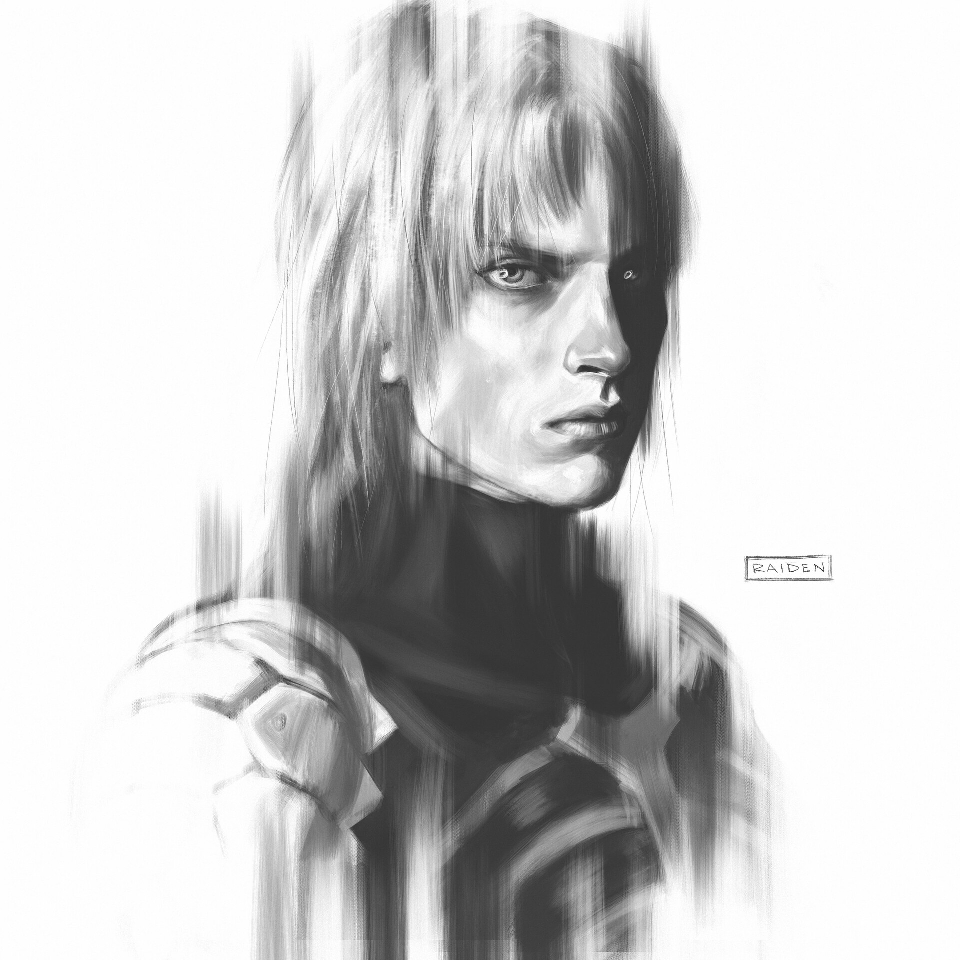 ArtStation - Raiden (from Metal Gear Solid 2)