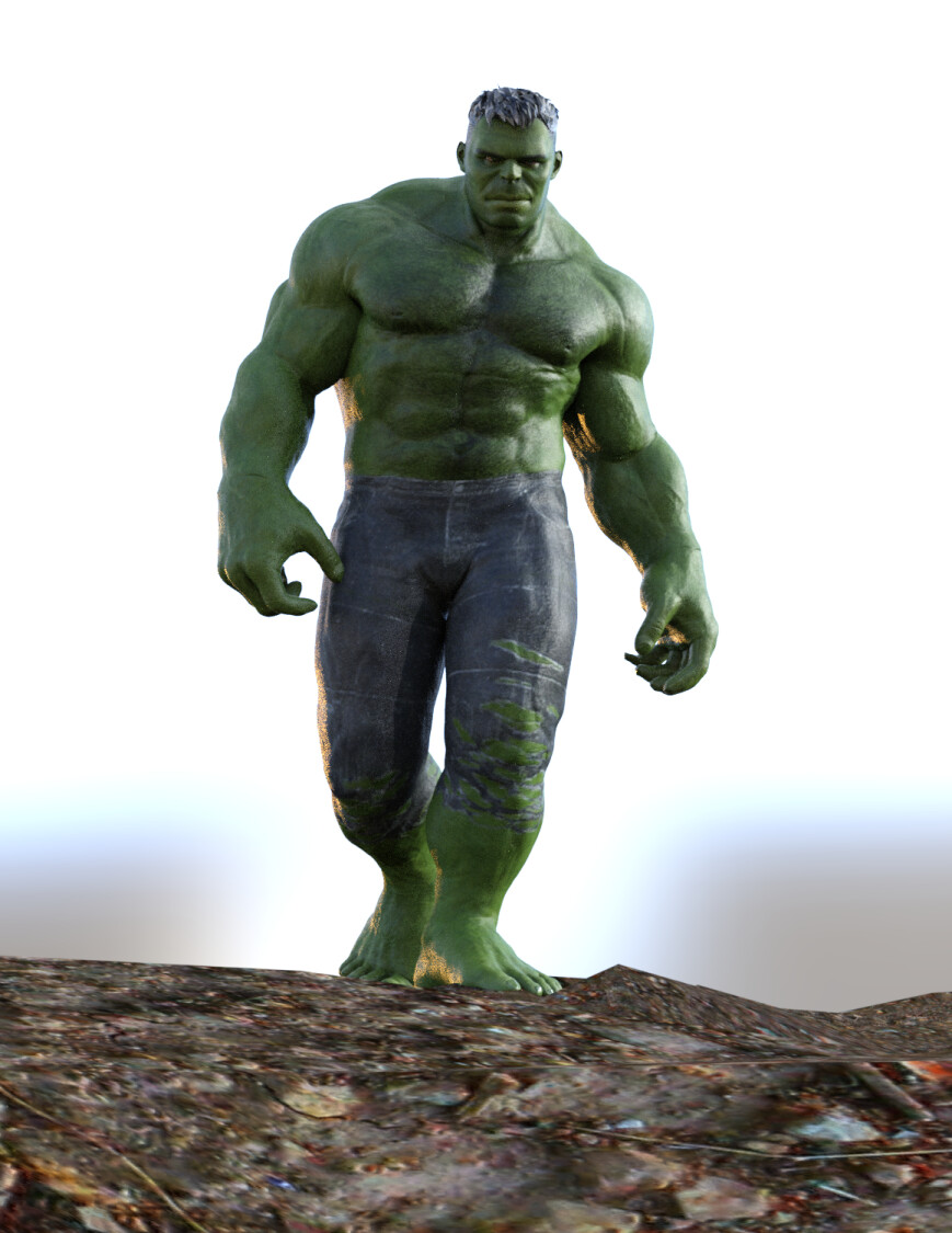 Alessio Mariani - Hulk for Daz3d_G8M