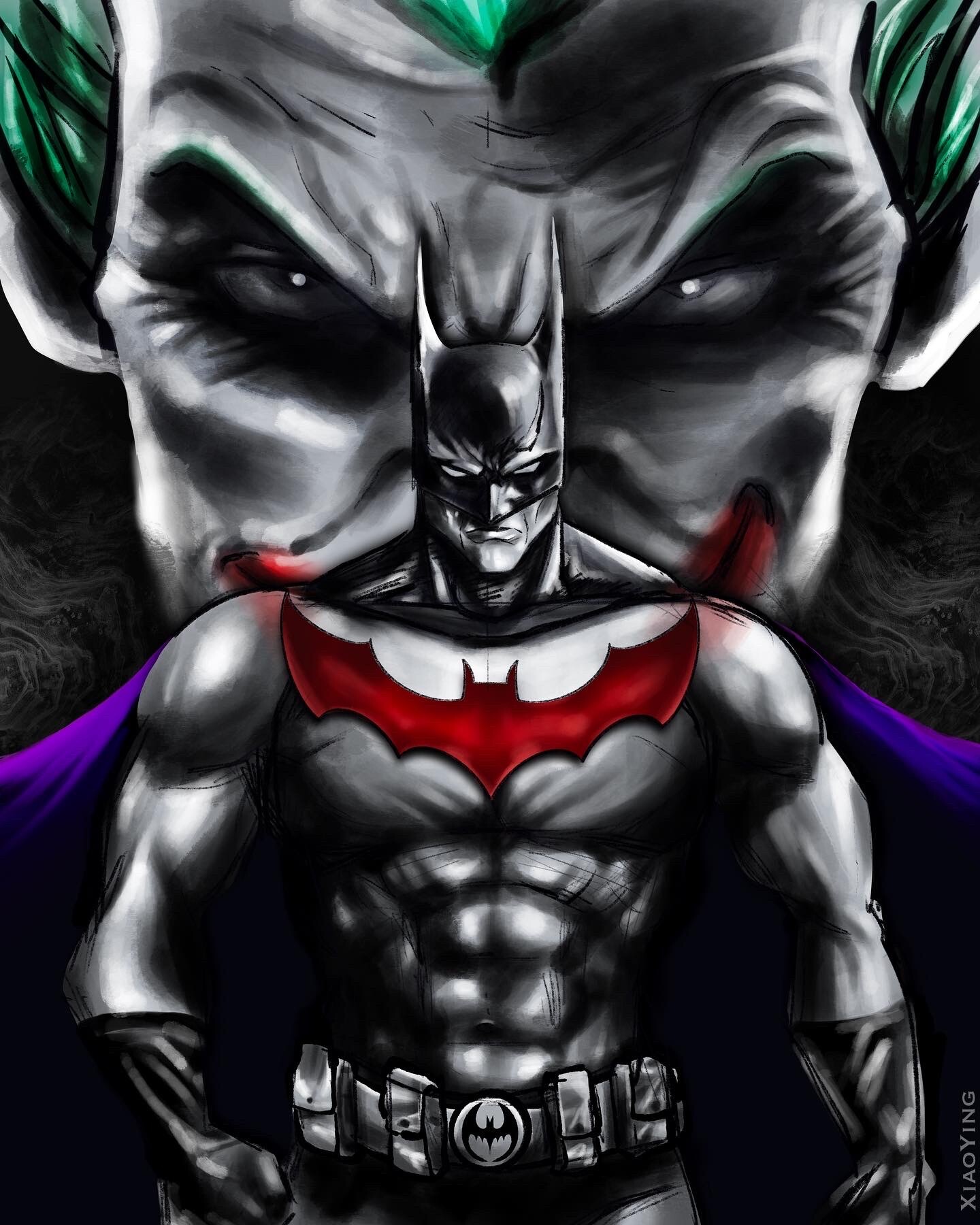 Batman Vs Joker Art