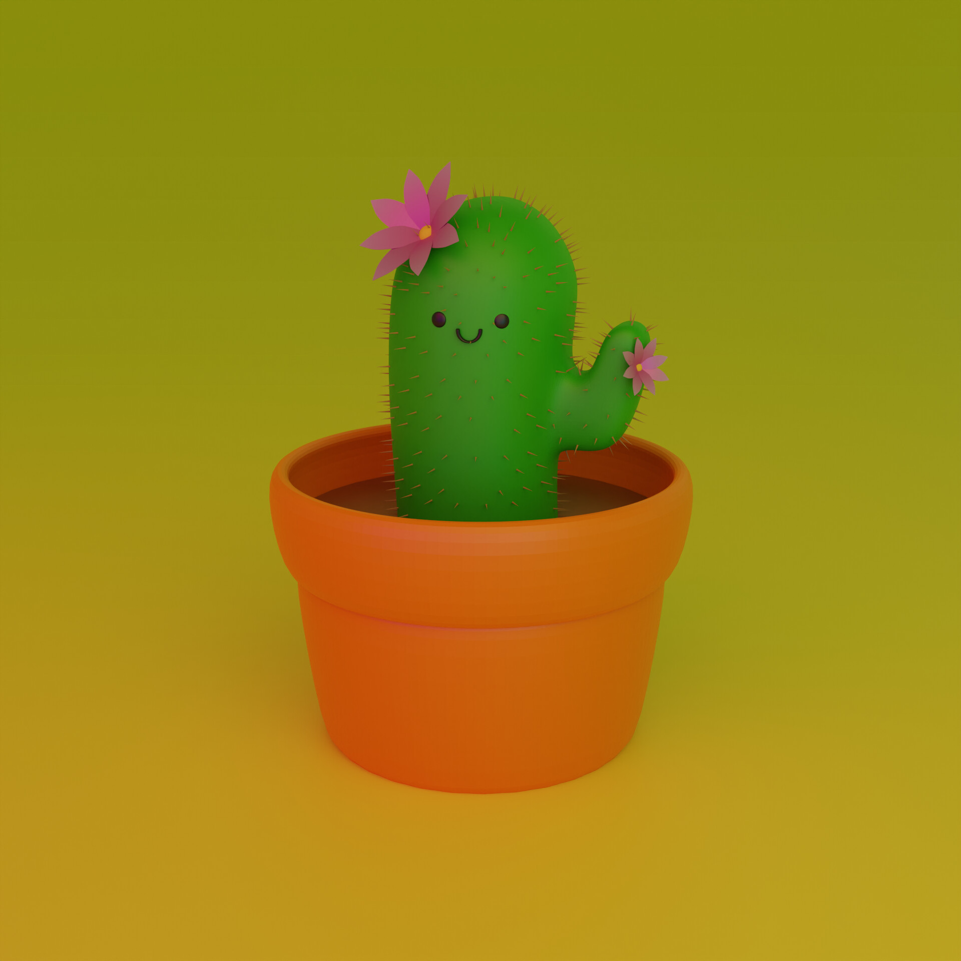 ArtStation - Cute cactus