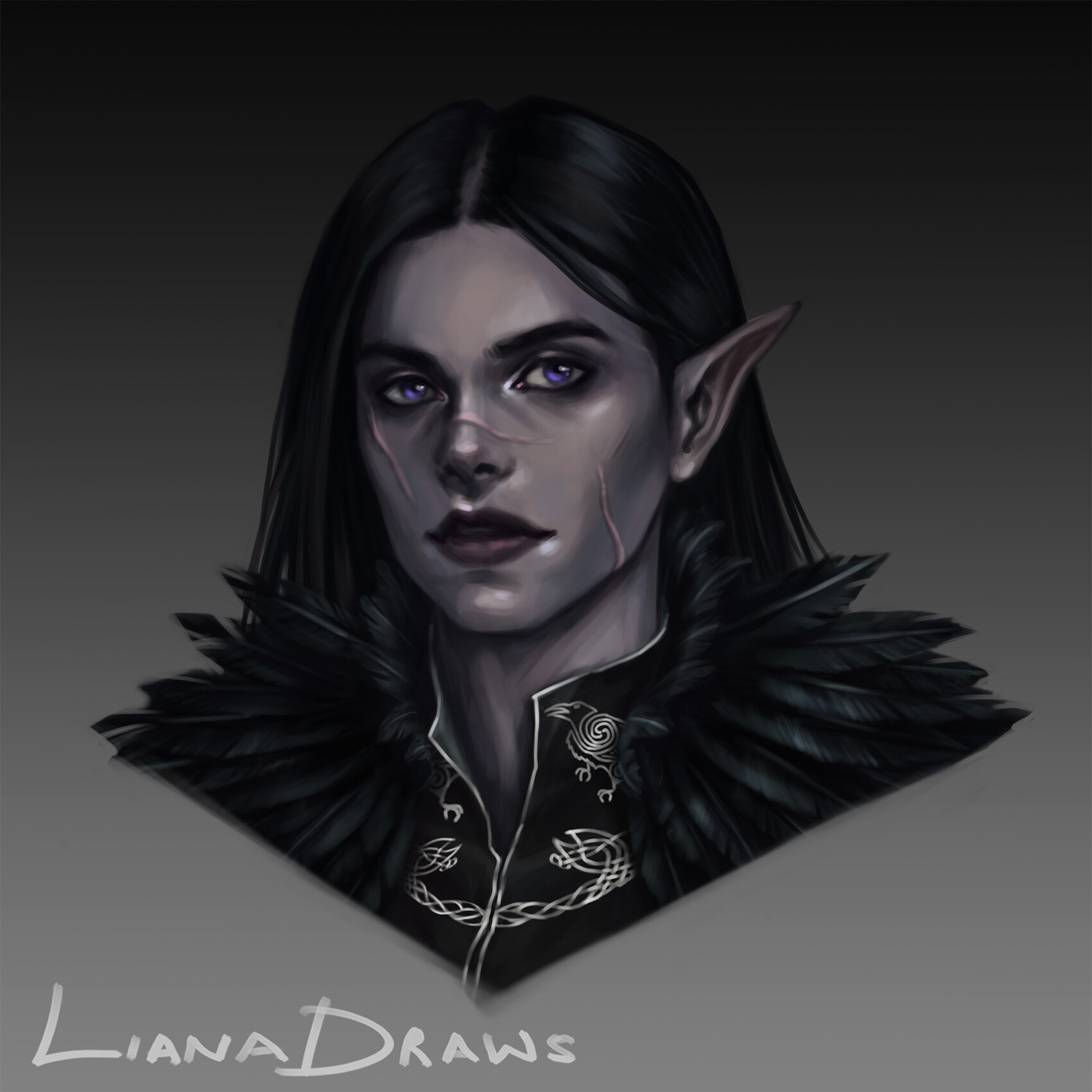 ArtStation - Drow Warlock