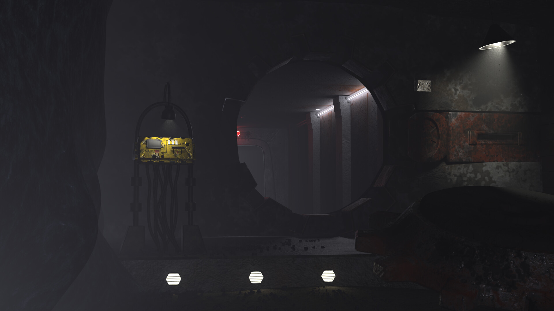 ArtStation - Recreated Fallout 1 cutscene (Vault 13 Invasion)