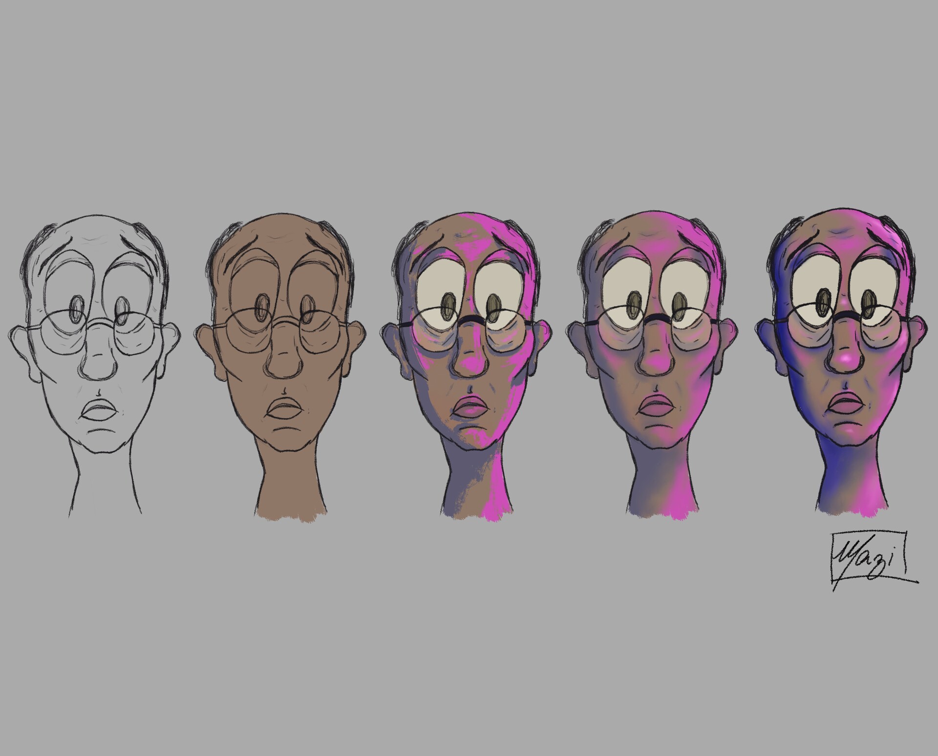 ArtStation - Character Exploration - sketches