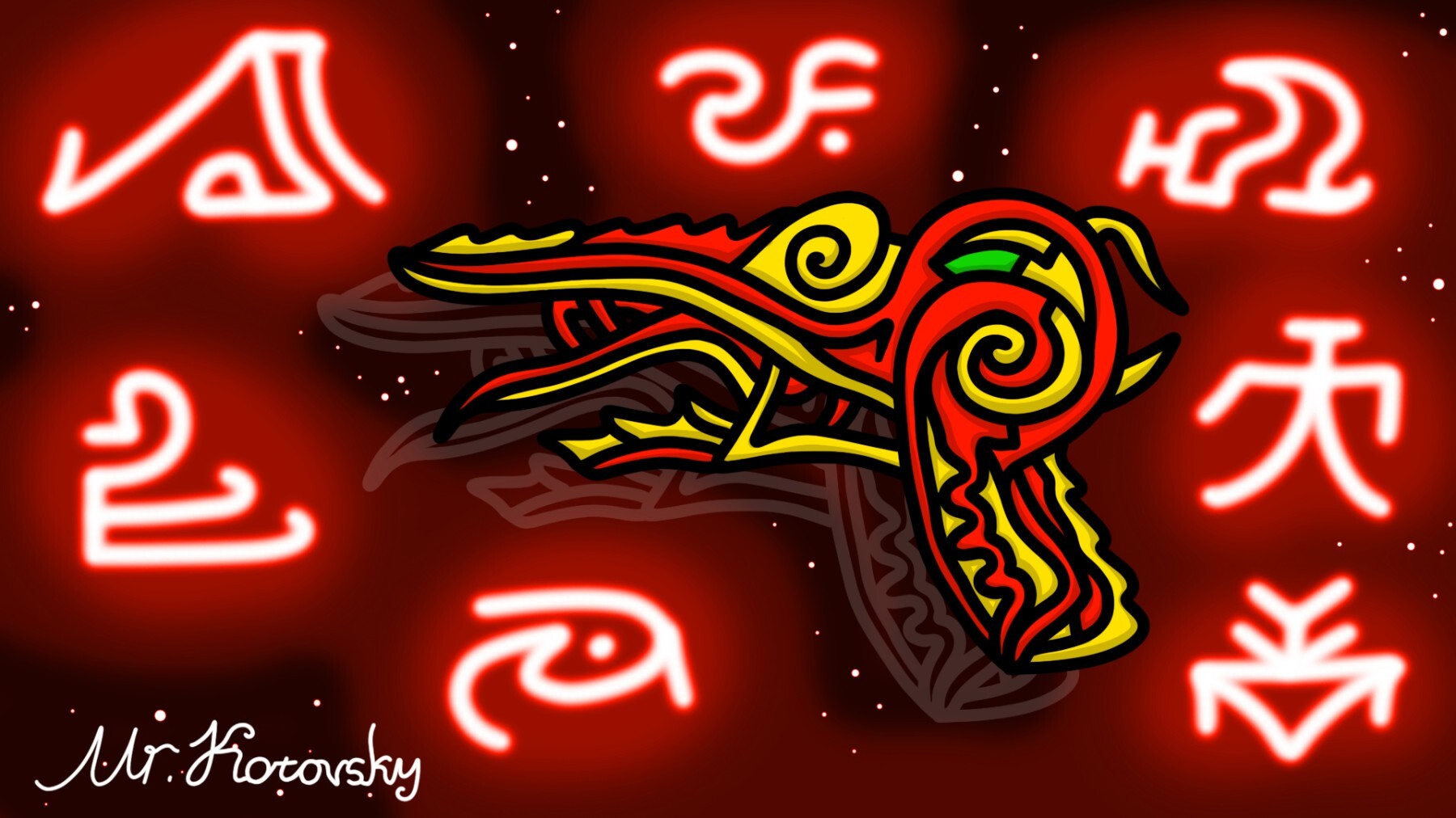 ArtStation - Pistol «Dragon fire»