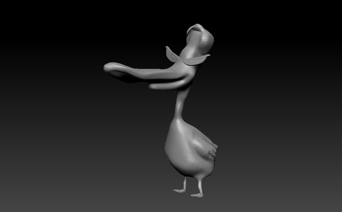 ArtStation - Courage The Cowardly Dog: Le Quack