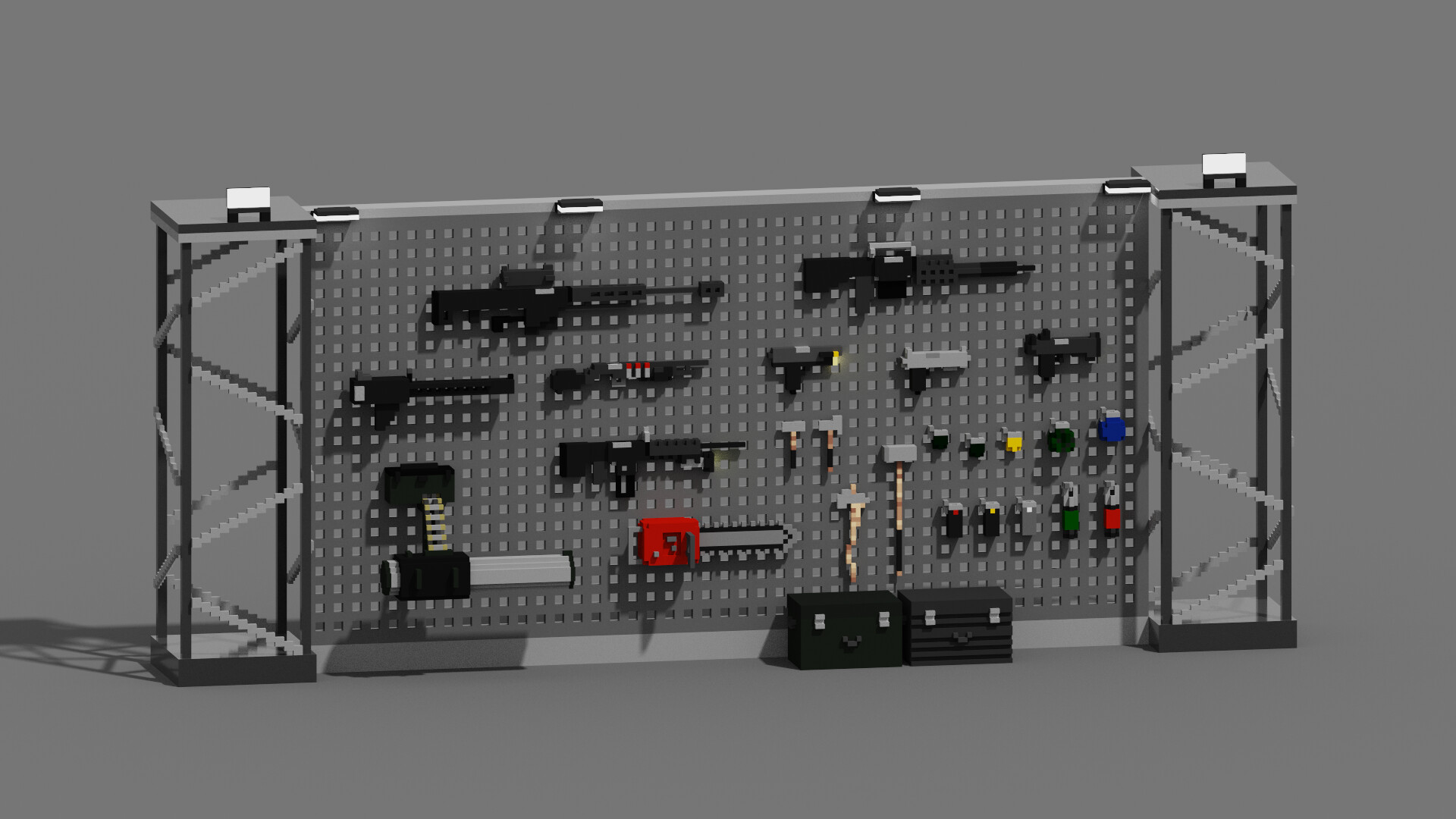 ArtStation - Weapon and display cabinets