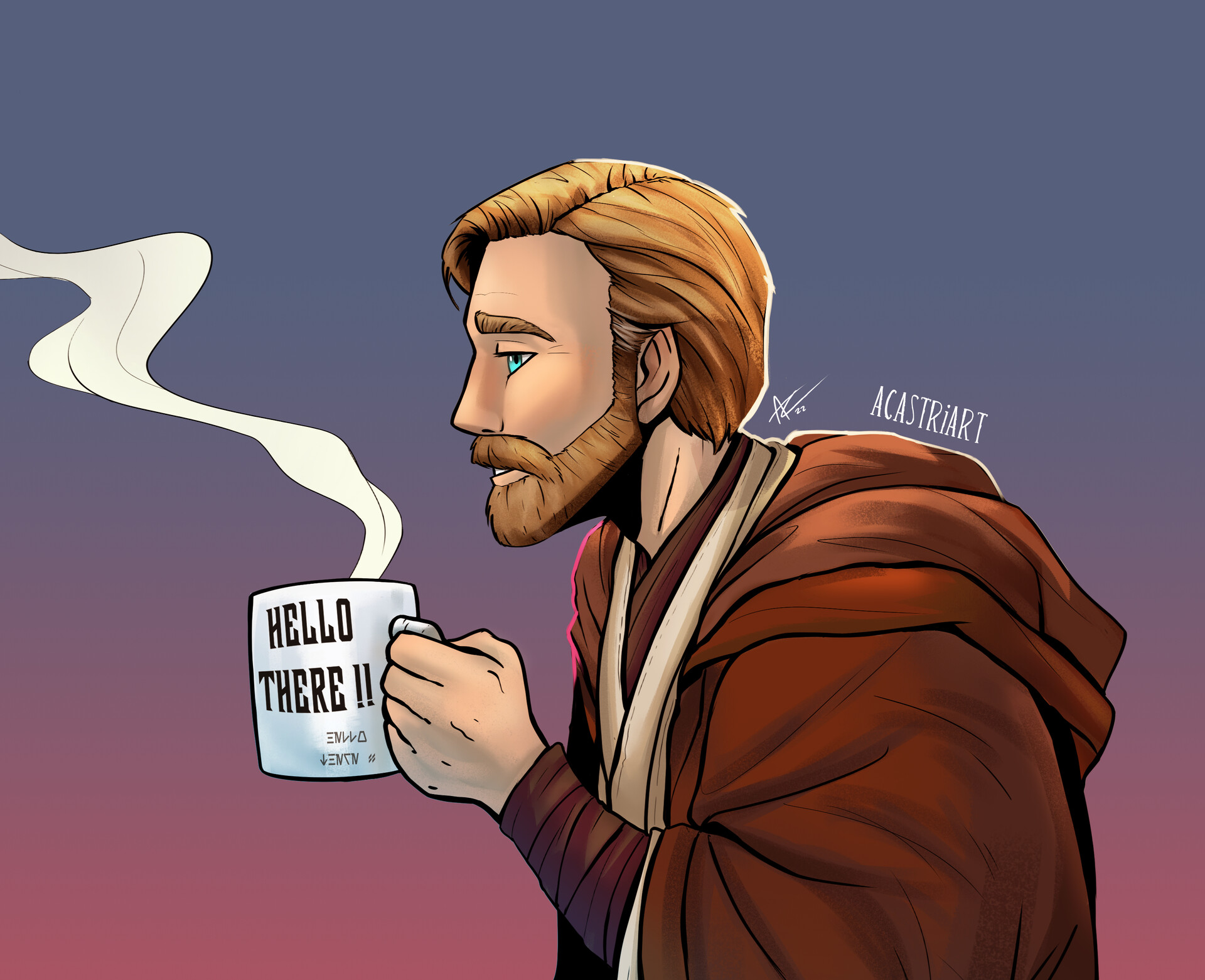 ArtStation - Jedi Morning Coffee