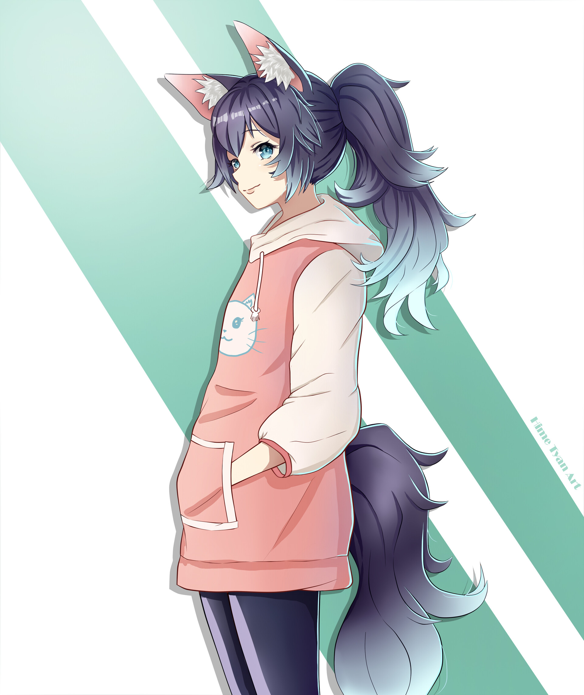 ArtStation - Fox anime girl