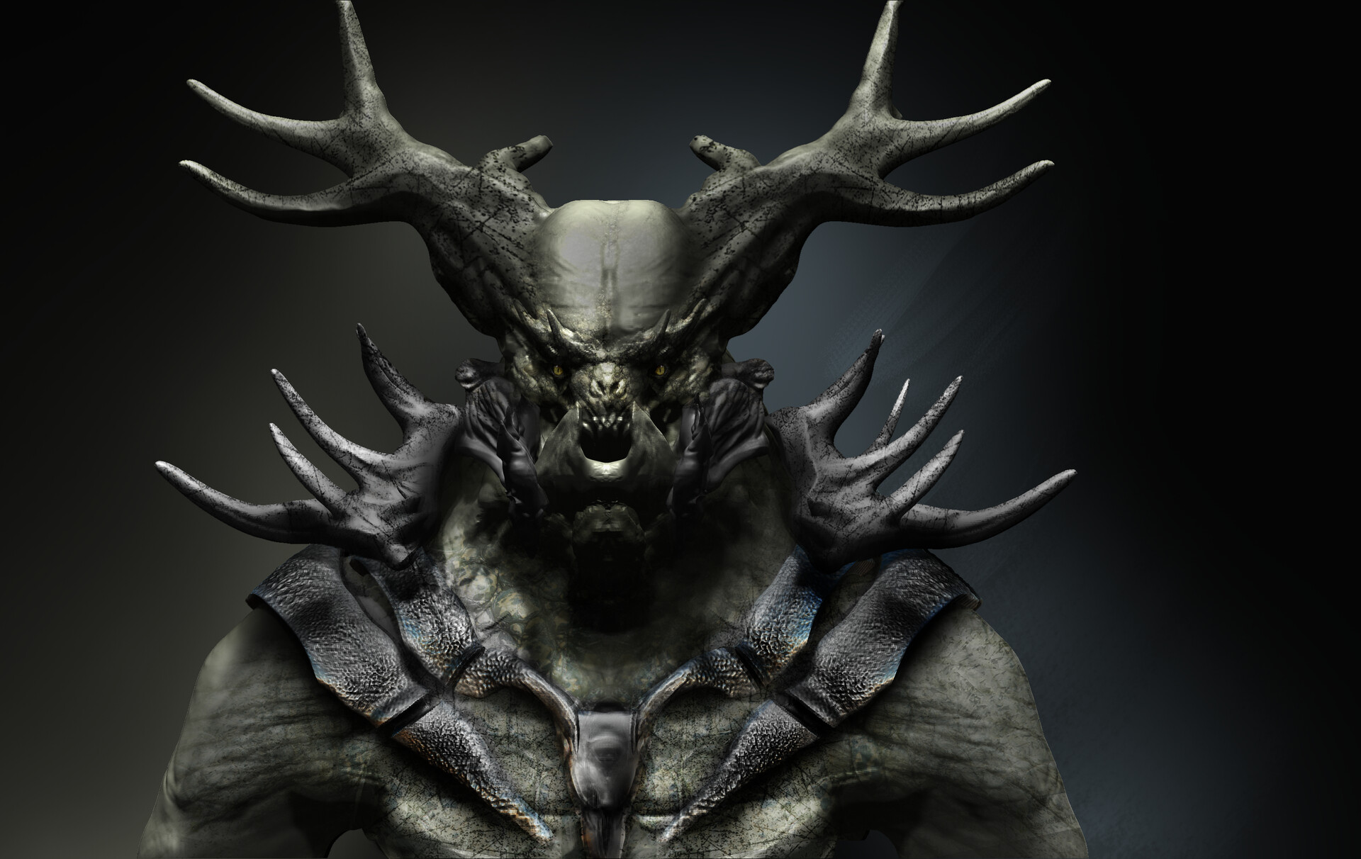 ArtStation - The green demon