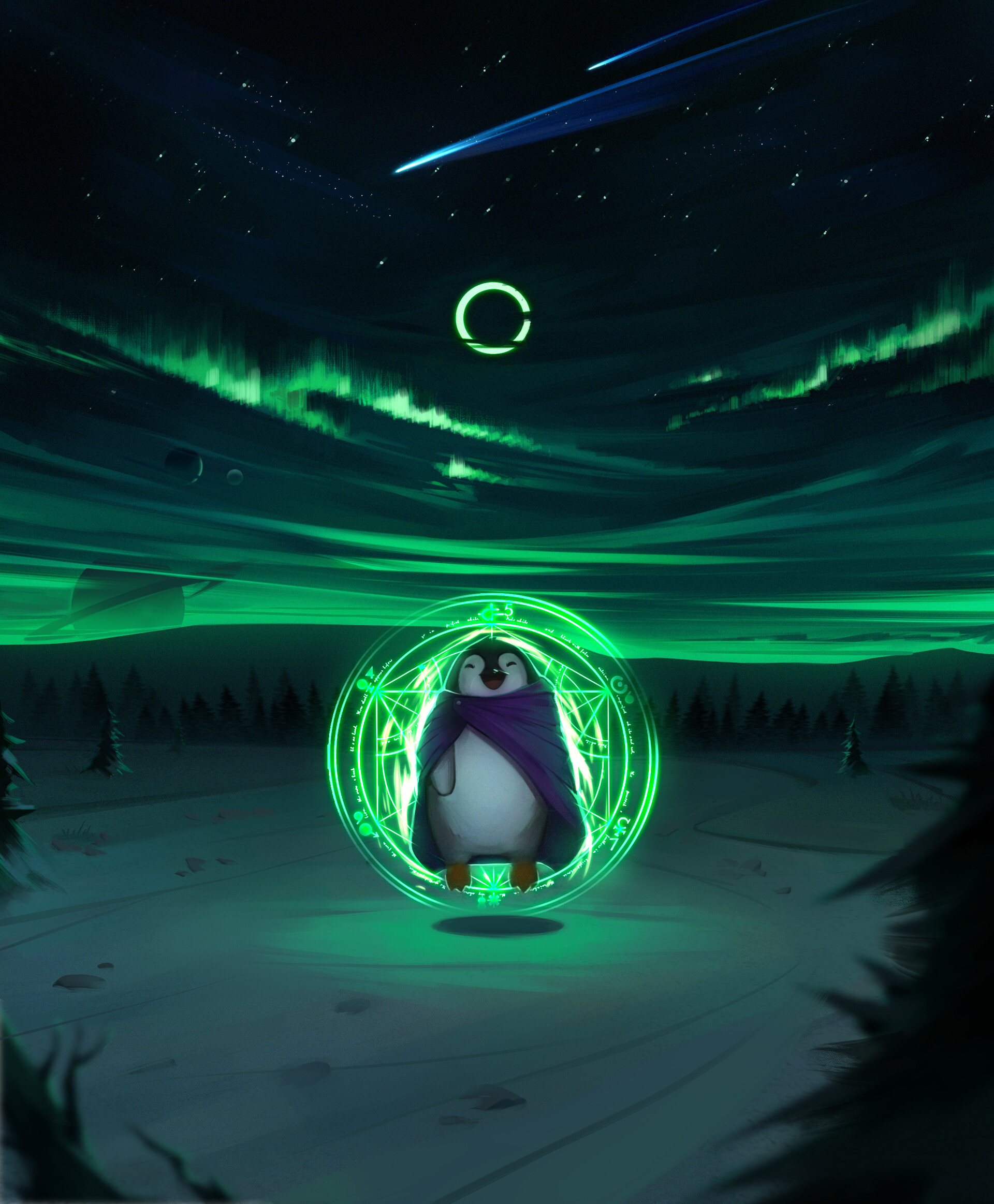 ArtStation - Fantasy Penguin - just an environment study