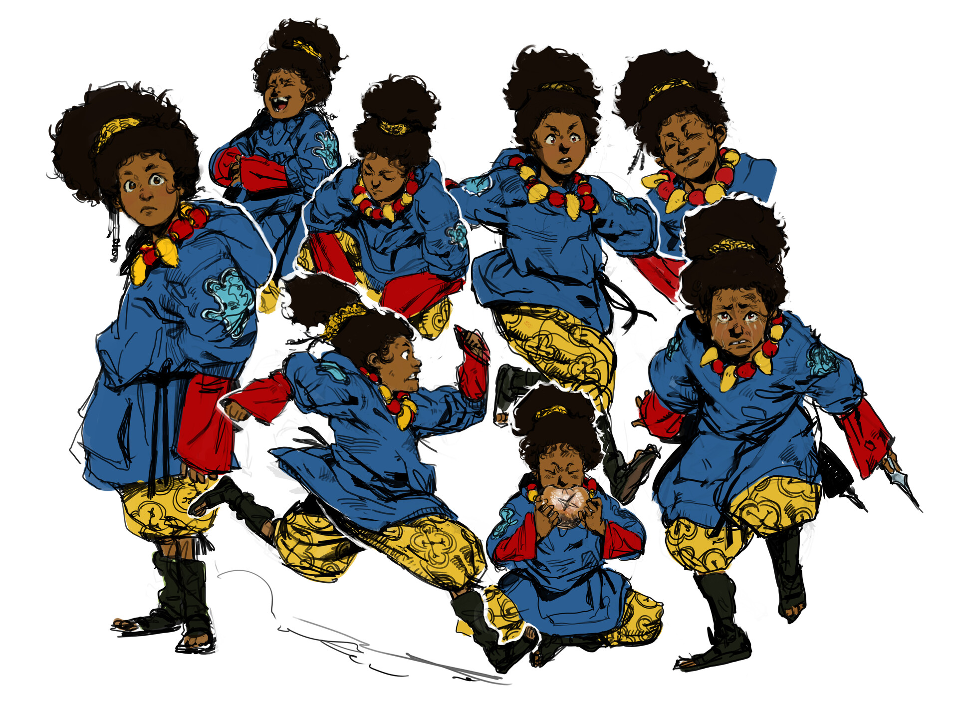 ArtStation - Runaway sketches