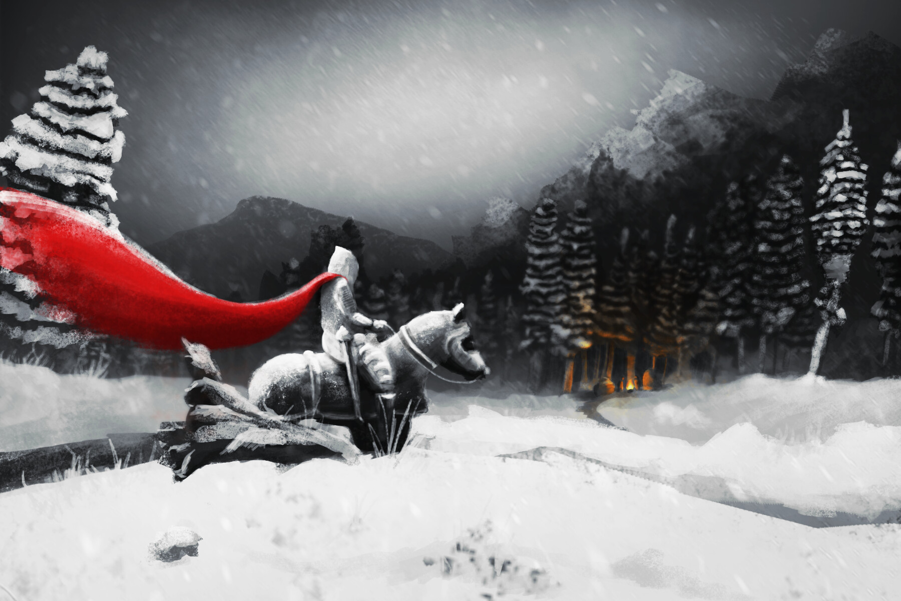 ArtStation - The Red Rider