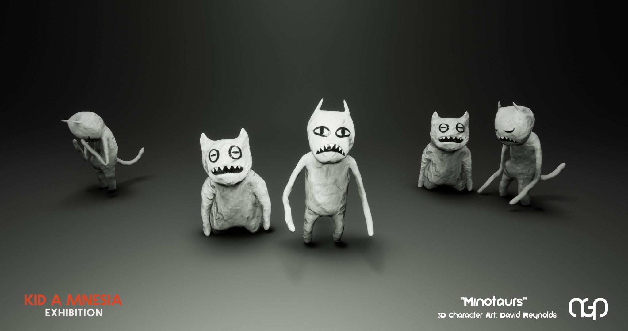 David Reynolds - KID A MNESIA EXHIBITION - 3D Character Art