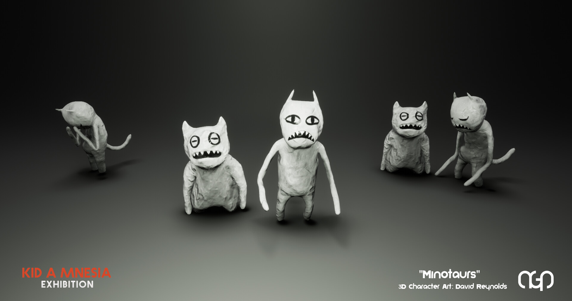 David Reynolds - KID A MNESIA EXHIBITION - 3D Character Art