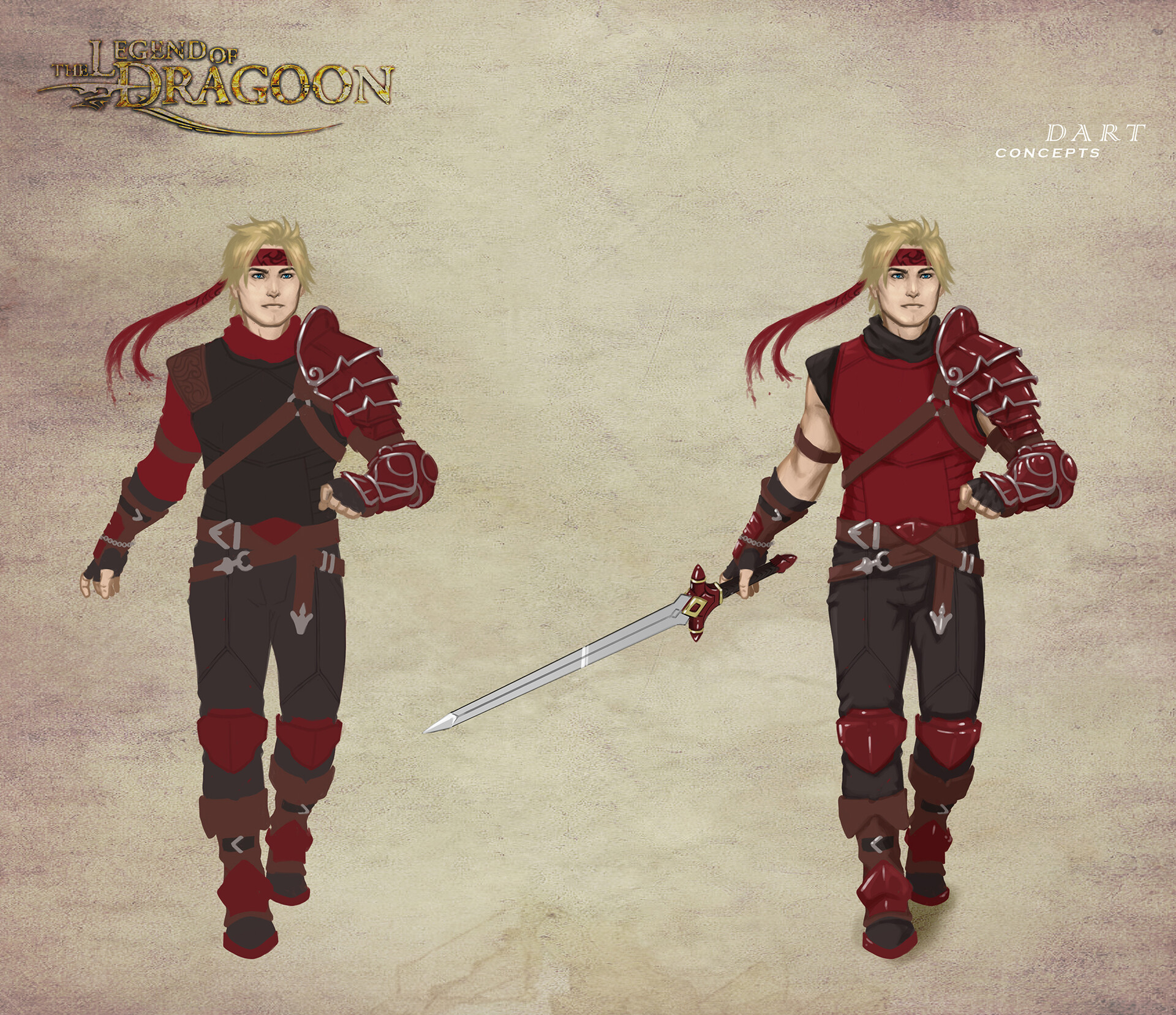 ArtStation - Legend of Dragoon Reconcepts - Dart