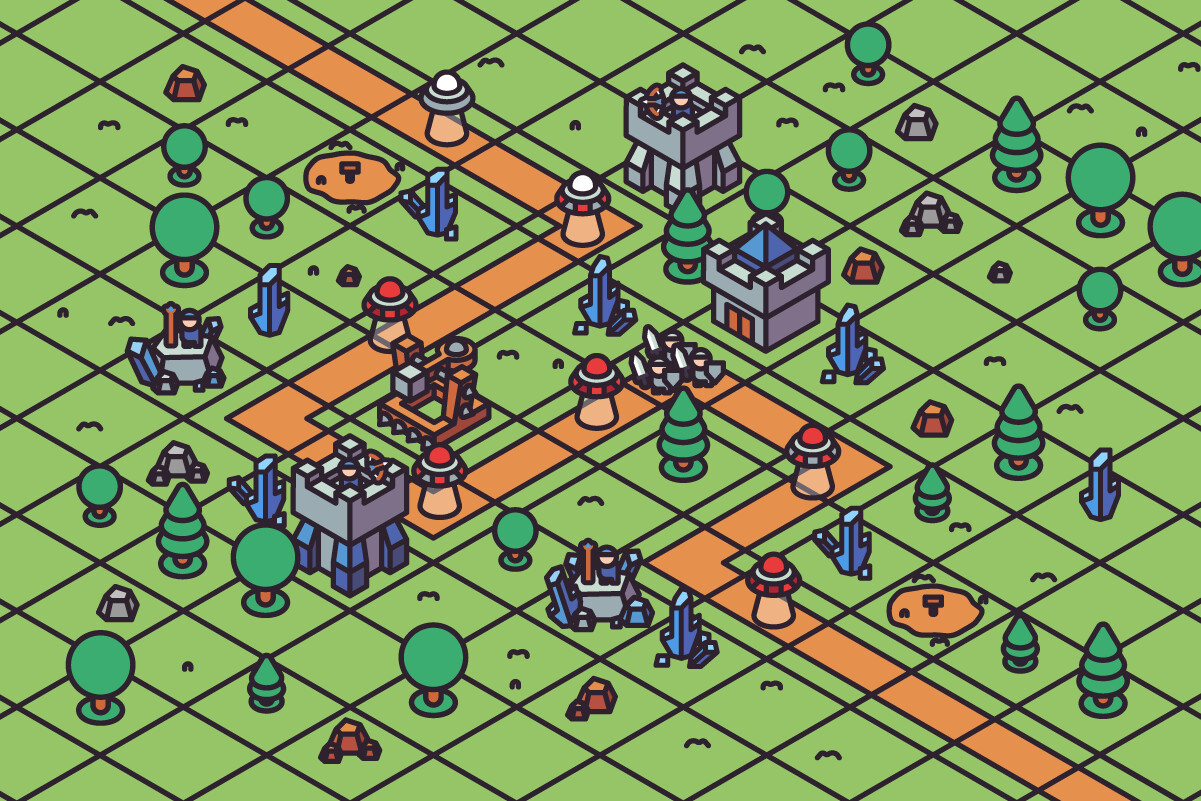 ArtStation - Isometric Tower Defense Pack