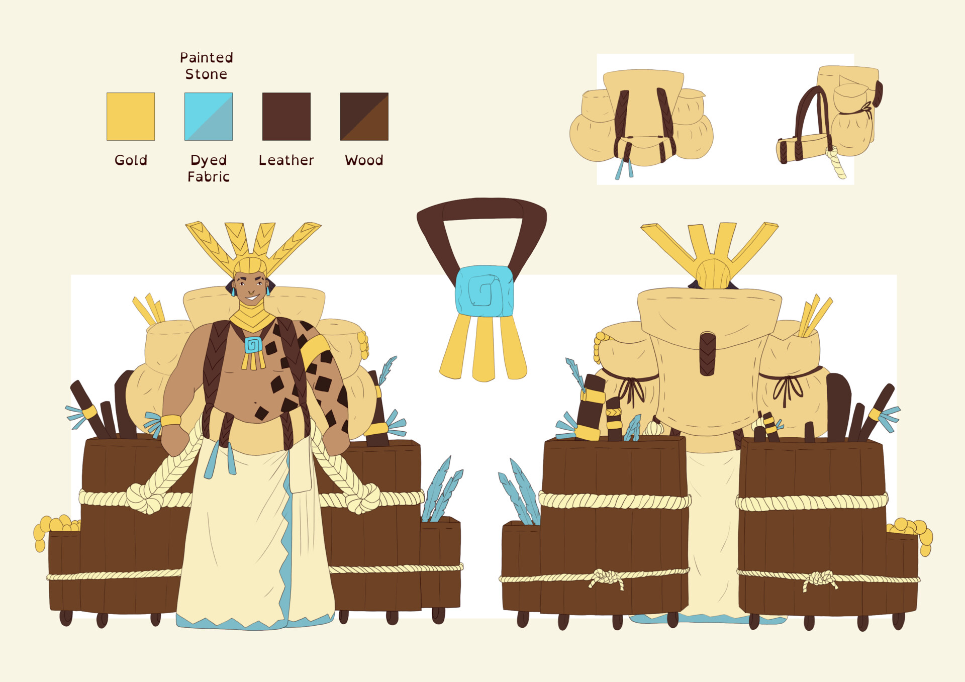 ArtStation - Aztec Merchant