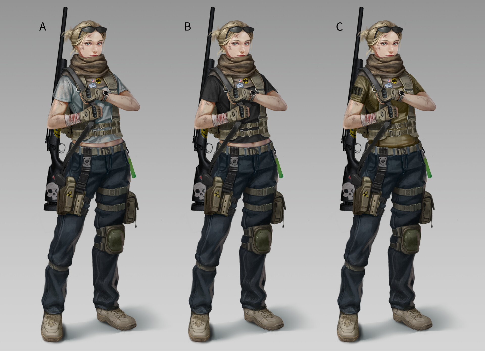 ArtStation - Female mercenary