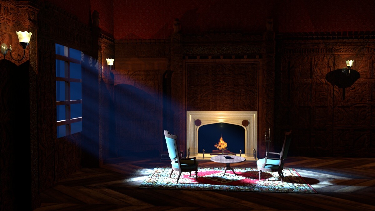 ArtStation - interior_lighting_3d_arnoldlighting