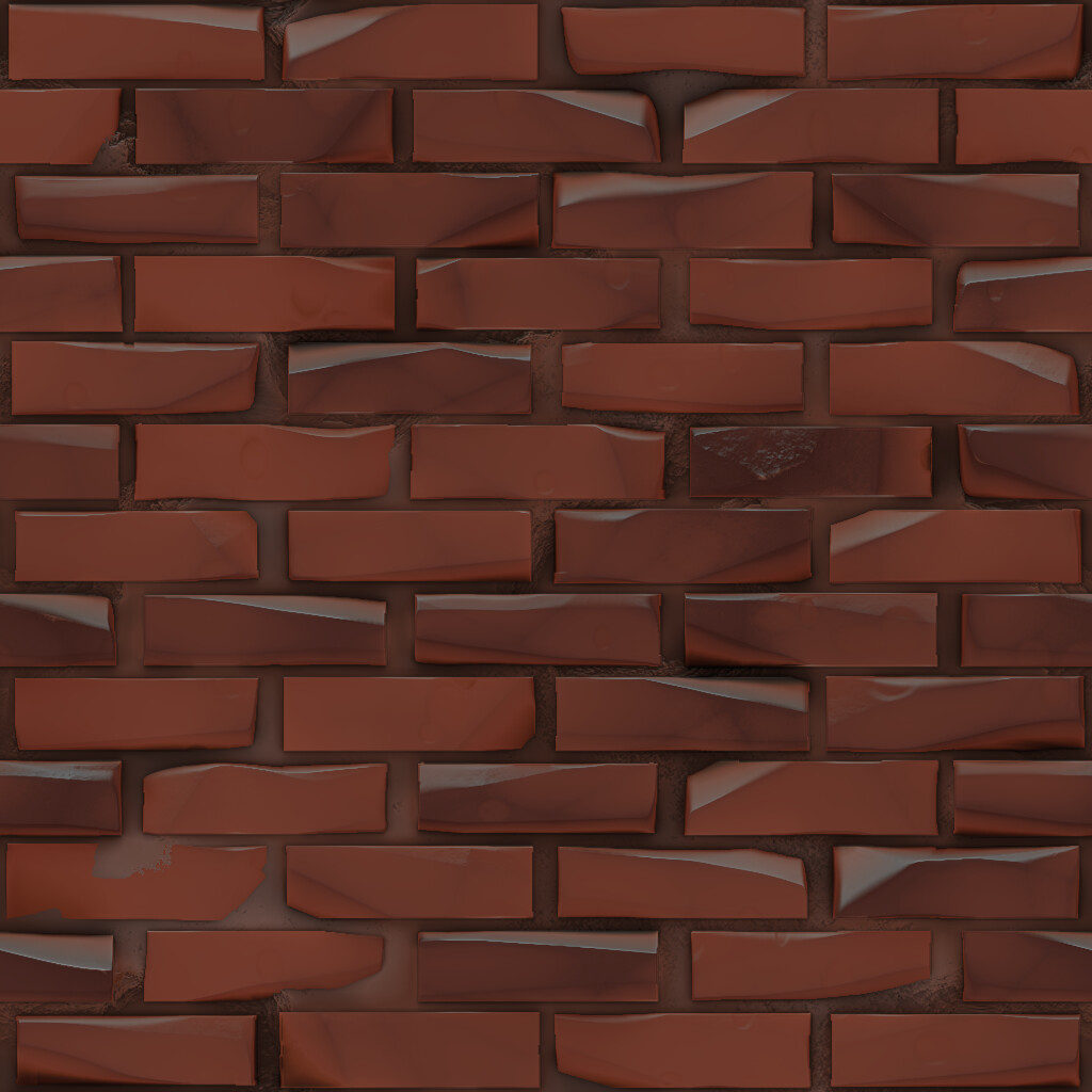 Fulgur Studio - Stylized Brick Texture with Substance