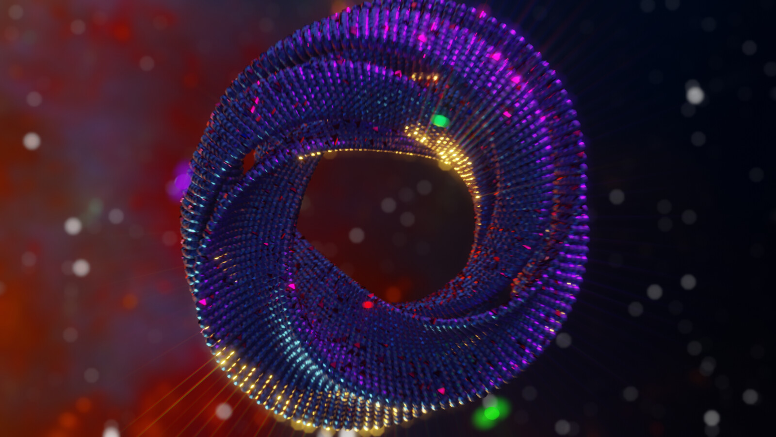 Alex Koronevskiy - Motion graphic, particle ring animation