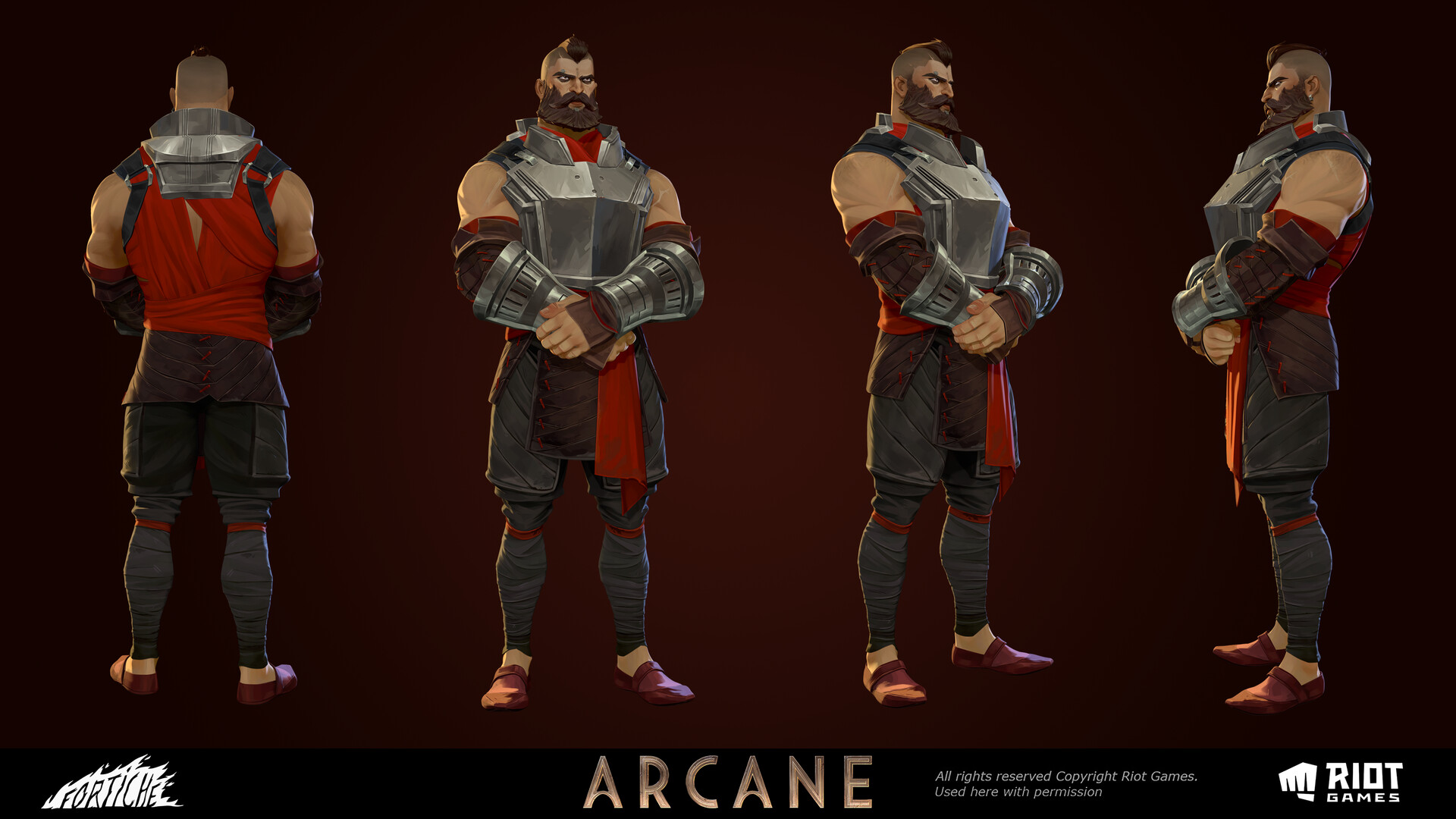 Gilles Roman - ARCANE - Ambessa's Lieutenant - Textures