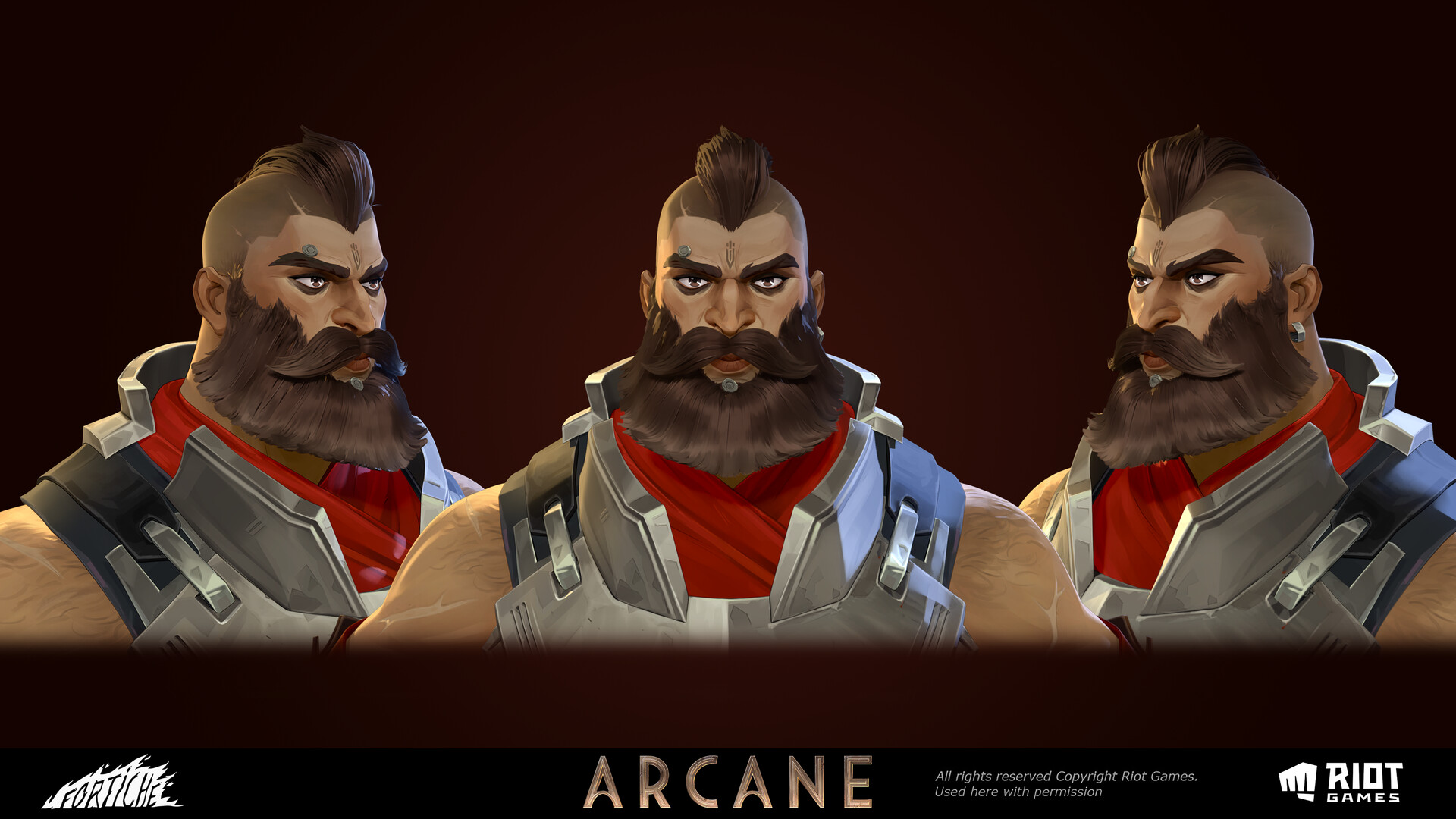 Gilles Roman - ARCANE - Ambessa's Lieutenant - Textures