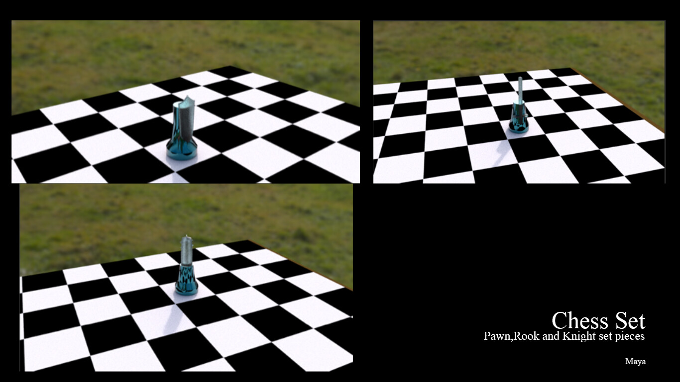 ArtStation - Chess Pieces