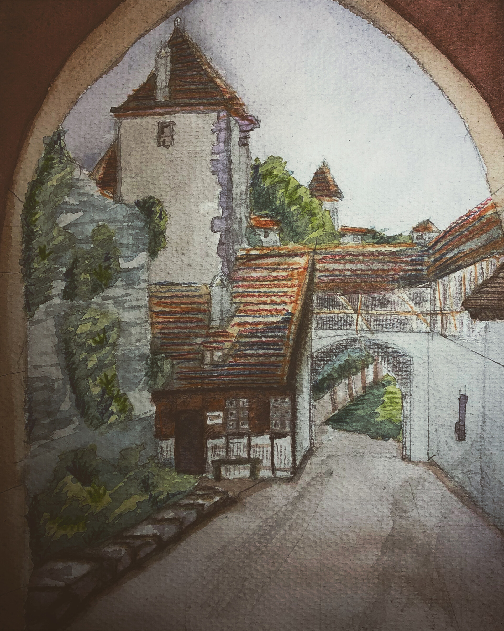 ArtStation - Archway View