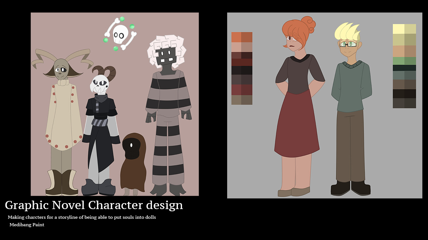 ArtStation - Graphic Novel Characters Design