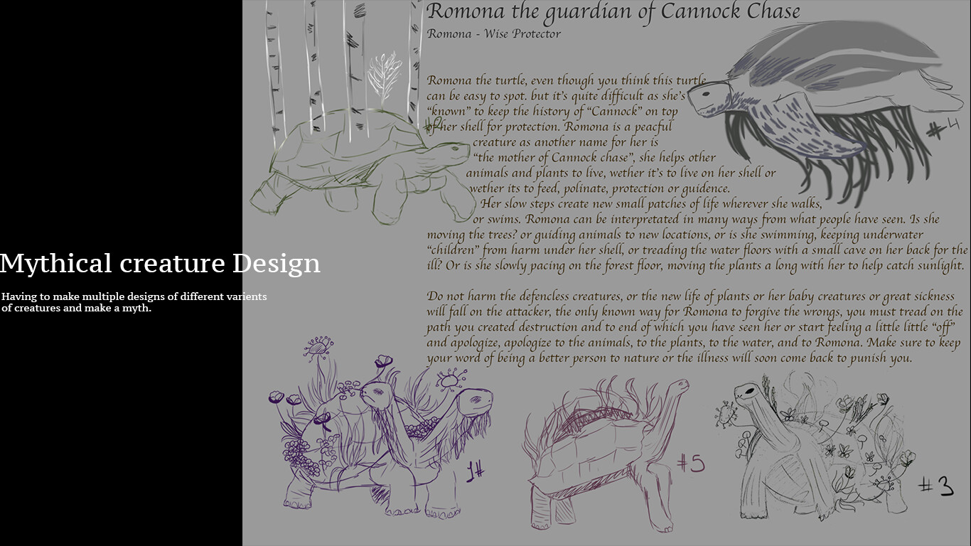 ArtStation - Mythical creature development